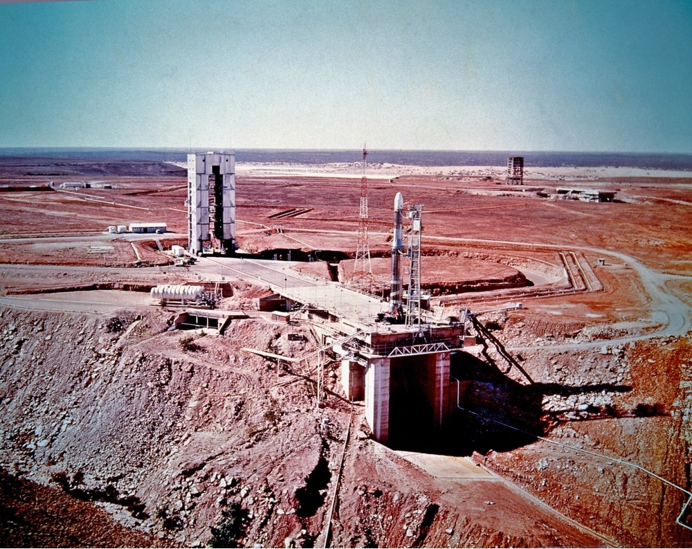 Les installations de lancement Europa à Woomera